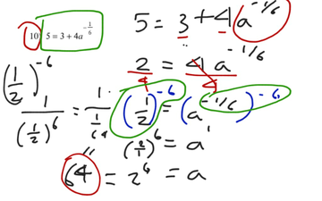Tutorial 19 Negative Exponents In Equations | Educreations