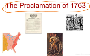 The Proclamation Of 1763 | Educreations