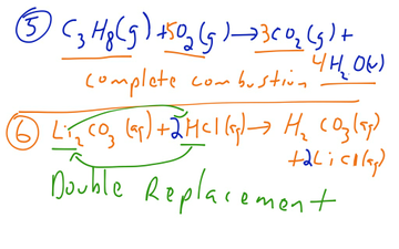 Chemical Rxn Types And Balancing Chemical Equations | Educreations