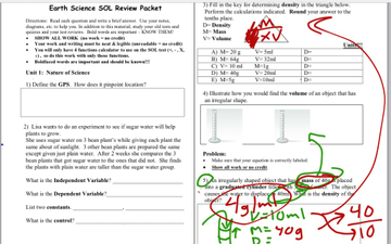 SOL Review Packet | Educreations