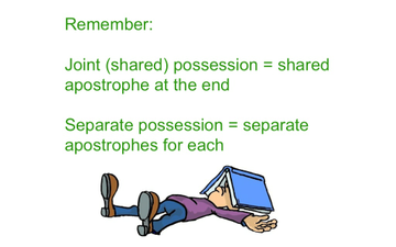 Separate And Joint Possession | Educreations