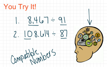 5-1 Dividing Using Compatible Numbers | Educreations