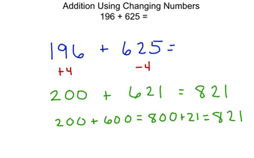 Addition Using Changing Numbers | Educreations