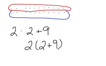 Writing Expressions With A Dot Array | Educreations