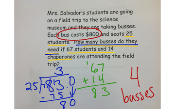 Underlining Important Details In Word Problems | Educreations