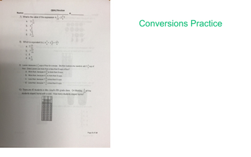 Conversions Practice | Educreations