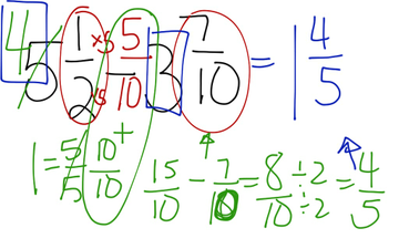 Subtraction of Mixed #'s With Renaming Part 4 | Educreations