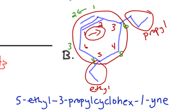 Naming Cycloalkenes and Cycloalkynes | Educreations