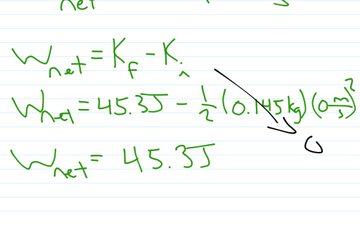Work & Kinetic Energy Theorem | Educreations