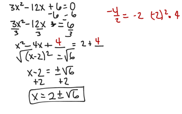 Solving A Quadratic Equation By Completing The Square (b Is Not Even, A ...