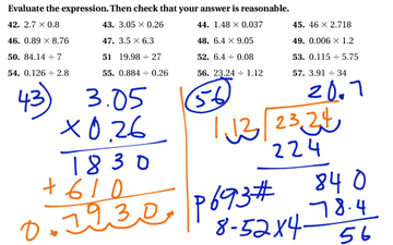 Ch 2 Review Fractions & Decimals | Educreations