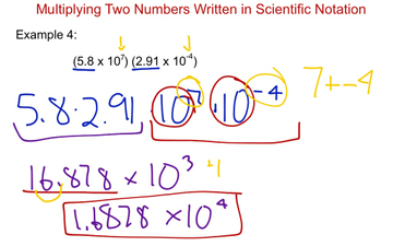 Multiplying Two Number Written In Scientific Notation | Educreations