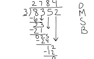 Traditional Division Example 1 | Educreations