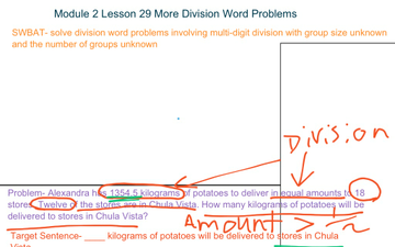 Module 2 Lesson 29 More Division Word Problems | Educreations