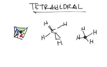 Molecule Shapes - Tetrahedral | Educreations