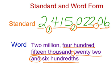 Standard and Word Form | Educreations