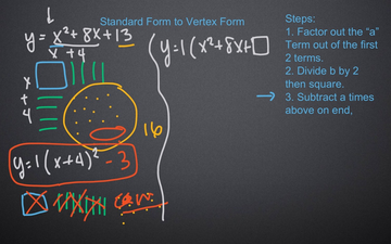 V2-3 Standard form To Vertex Form | Educreations