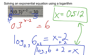 Solving Exponential Equations Using Logs | Educreations
