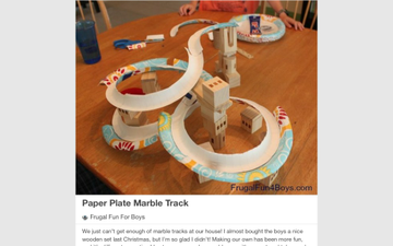 Paper Plate Marble Track STEM Activity | Educreations
