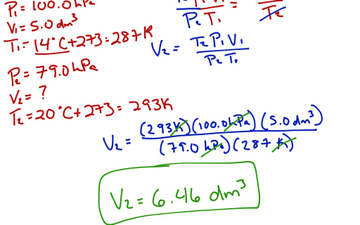 Combined Gas Law Example 1 | Educreations