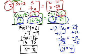 Perform Basic Matrix Operations | Educreations