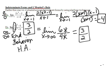 Indeterminate Forms & L'Hopital's Rule | Educreations
