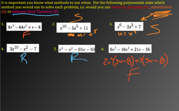 'algebra 2 - Rational Root Theorem ' | Educreations