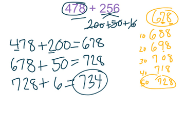 Addition Strategy-Decompose One Addend | Educreations