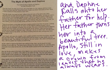 "The Myth of Apollo and Daphne" Summary | Educreations