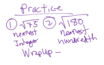 Approximating Irrational Numbers | Educreations