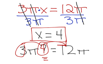 Using Pi While Solving A One Step Equation | Educreations