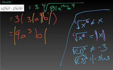 Algebra 2 - Nth Root Functions Review | Educreations