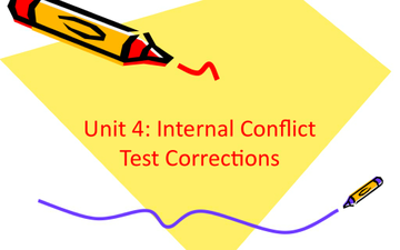 Unit 4 Test Corrections | Educreations