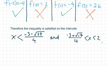 MHF4U: Solving Polynomial Inequalities | Educreations