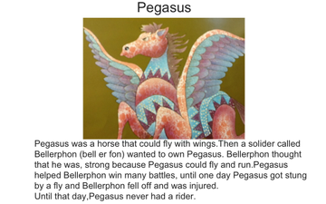 Erin And Seyeong's reading Pegasus Story | Educreations