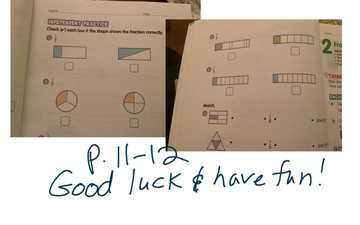 3rd Grade MIF Ch 7 Lesson 1 Understanding Unit Fractions | Educreations