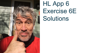 HL App 6 Exercise 6E | Educreations