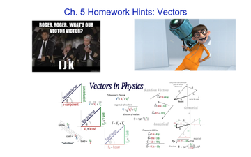 Ch. 5 Homework Hints: Vectors | Educreations
