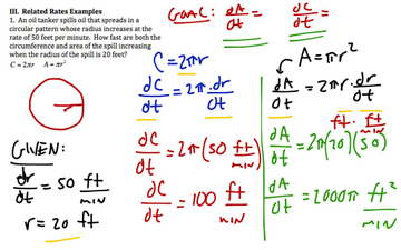 Related Rates Part 1: III Example 1 | Educreations