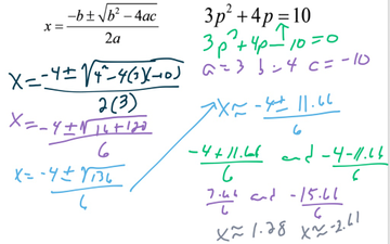 Quad Formula | Educreations