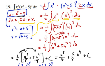 Integration Review #19: Back Substitution "Split" | Educreations