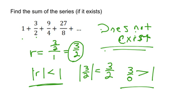 Infinite Geometric Series Part 1 | Educreations