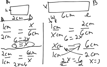 Finding Missing Measurement For Similar Figures | Educreations
