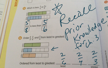 New MIF 4th Grade Ch 3 Fractions Recall Prior Knowledge | Educreations