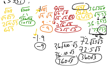 Alg. II Simplifying Radicals And Imaginary Numbers | Educreations