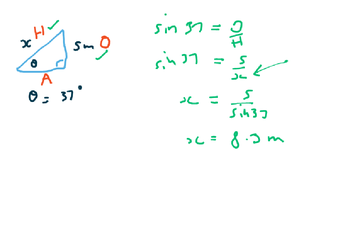 Trigonometry - finding unknown sides x in the denominator | Educreations