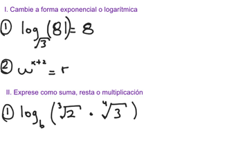 Leyes De Los Logaritmos | Educreations