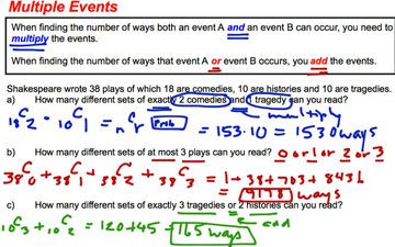 Alg 2 Prob & Stats Combinations & Binomial Theorem Video 2 | Educreations