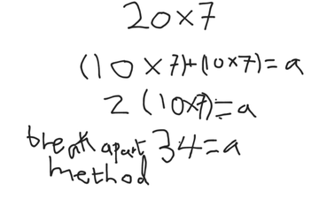 Break Apart Method (Miguel) | Educreations