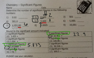 Number Of Sig Figs And Rounding | Educreations